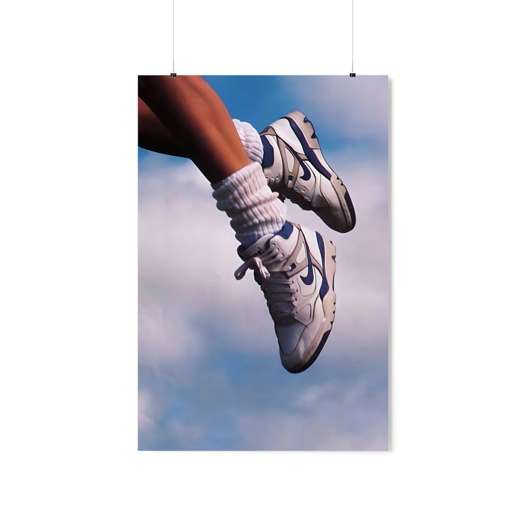 Nike Retro Trainers Print, Wall Decor, Poster, Sneakerhead Art, Office ...