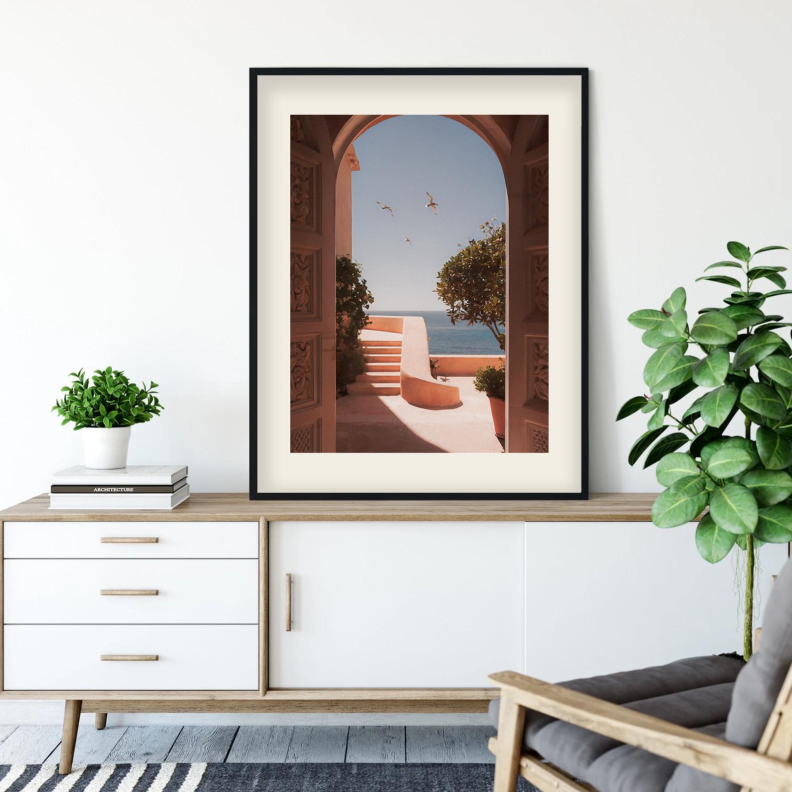 Pastel Vista Old Money Printable Wall Art, Riviera Coastal Photo ...