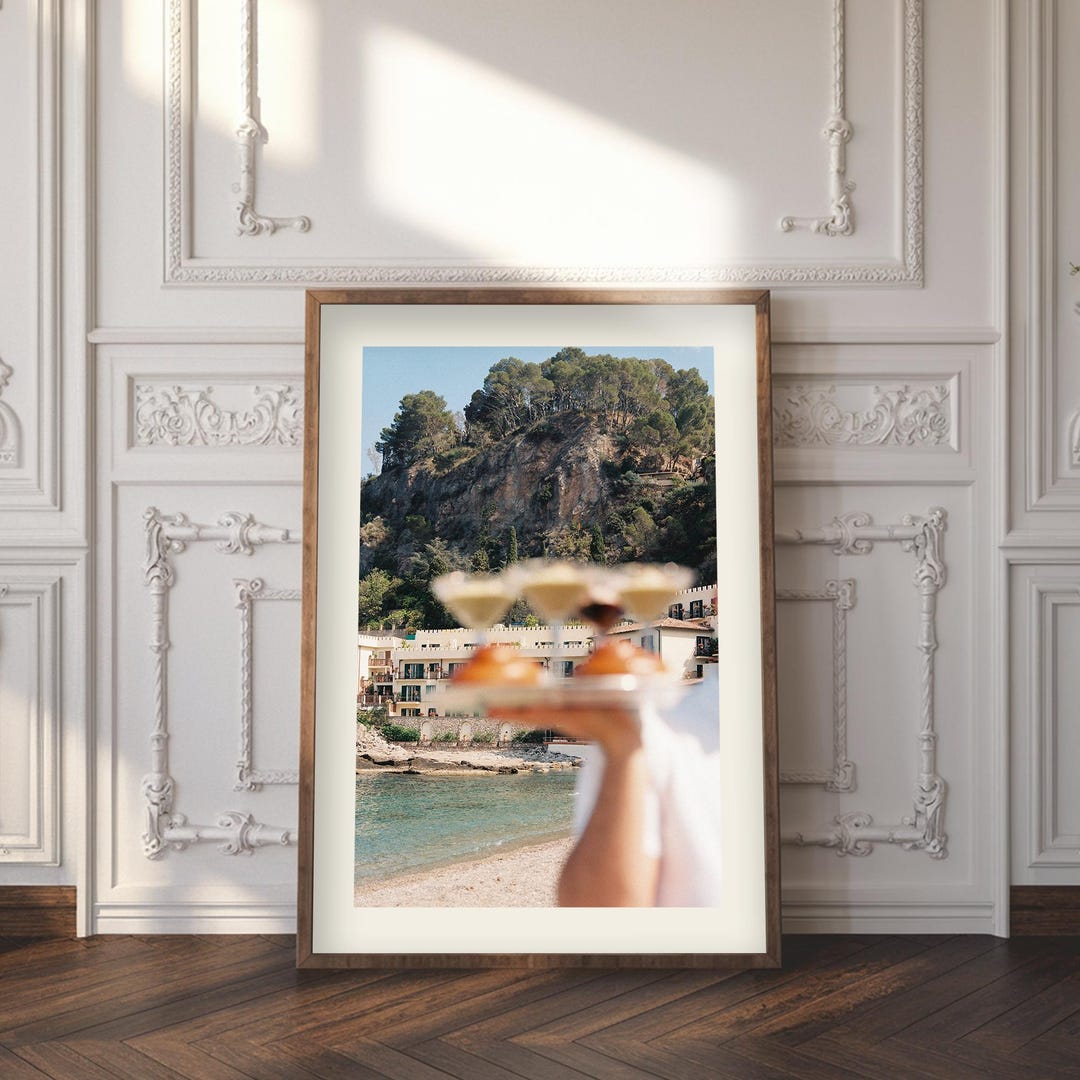 Espresso Hour Old Money Printable Wall Art, Italian Beach Club ...