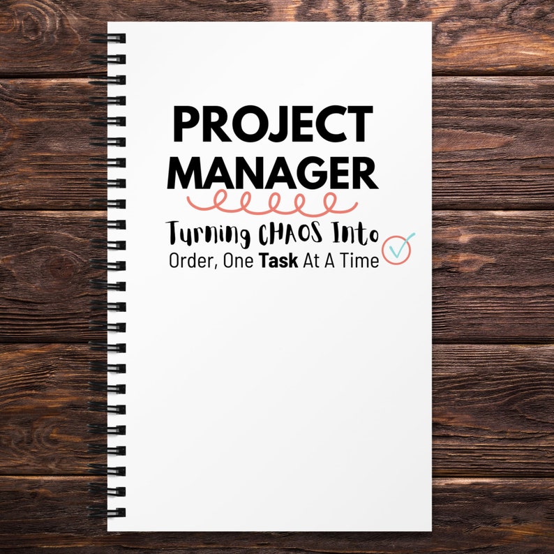 Project Manager Notebook Turning Chaos Into Order - Etsy