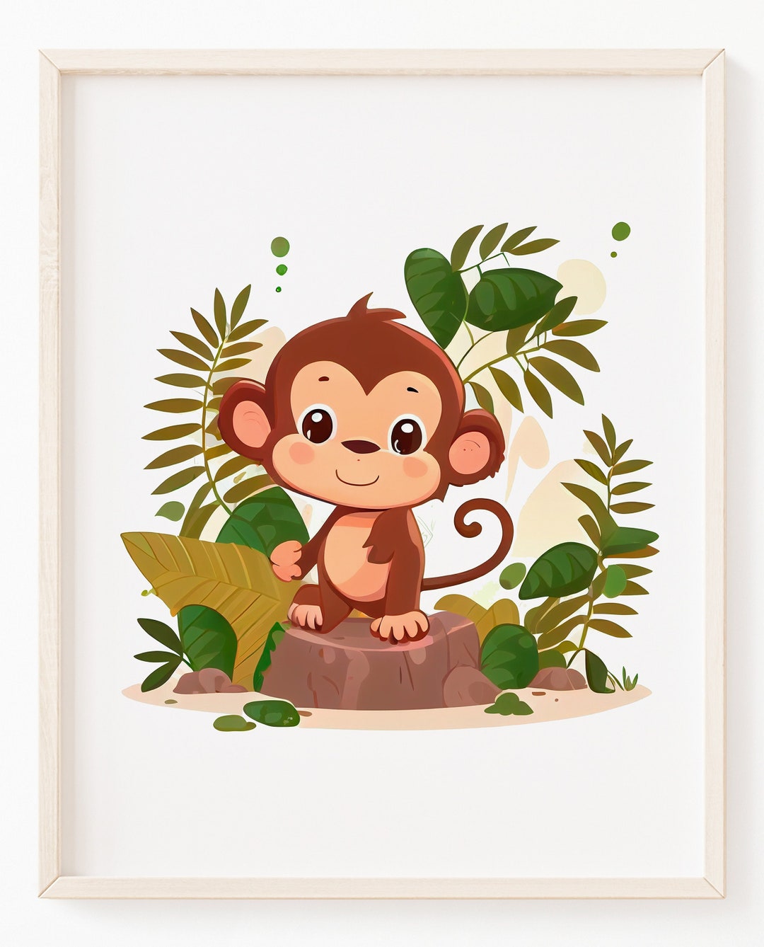 Swinging Into Adventure With Our Cute Monkey in the Jungle, Safari ...