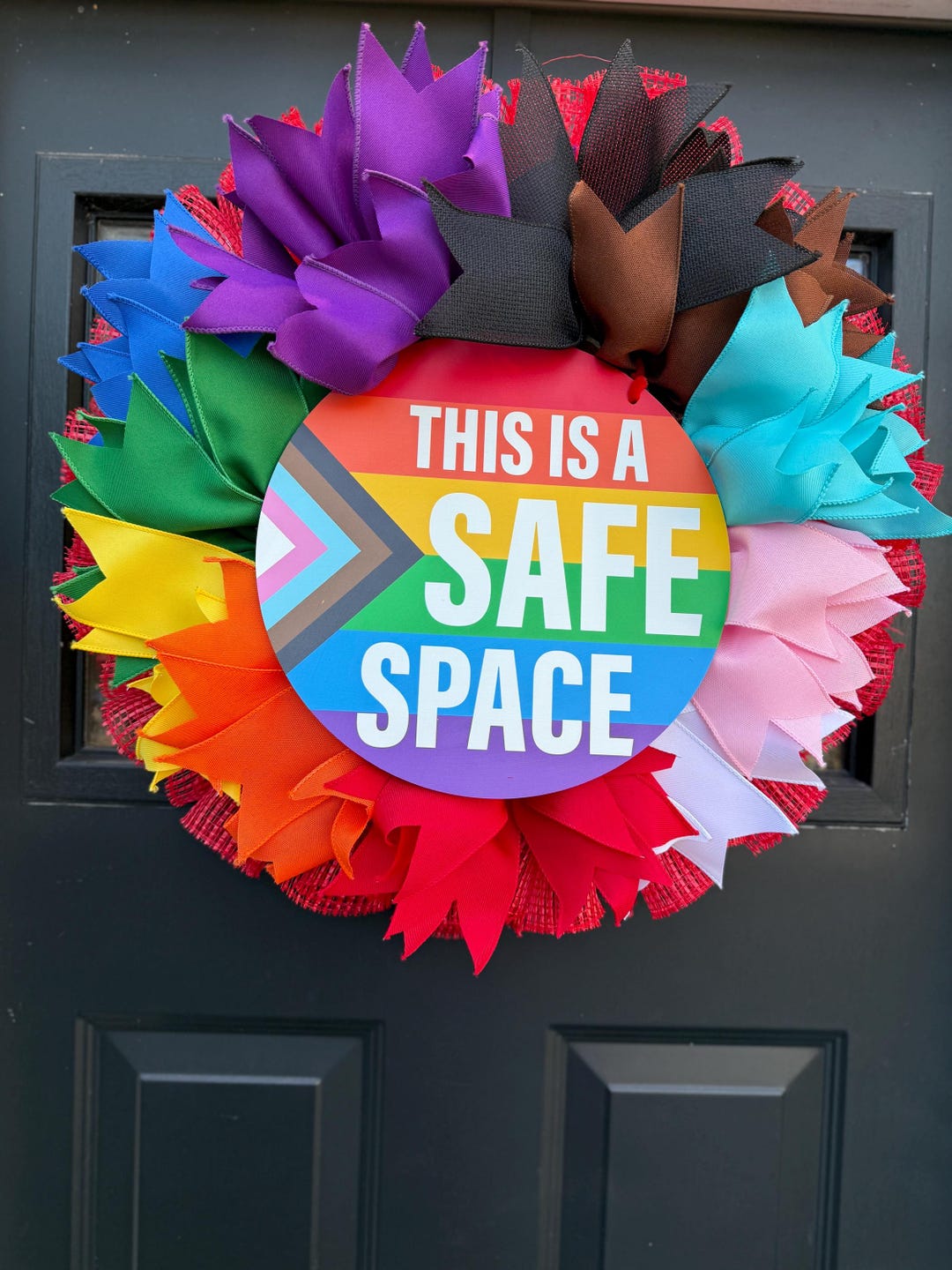 Safe Space Pride Ally Wreath - Etsy