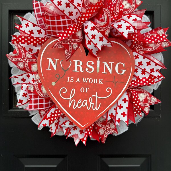 Nurse Wreath - Etsy
