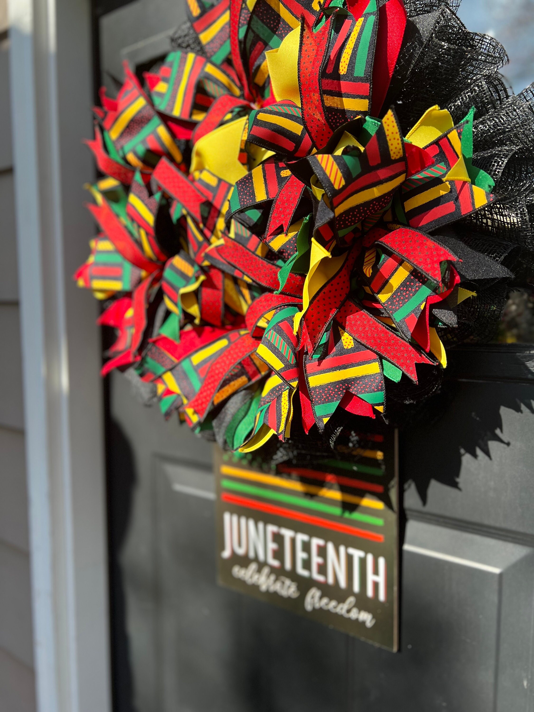 A Juneteenth Lg Sign Wreath - Etsy