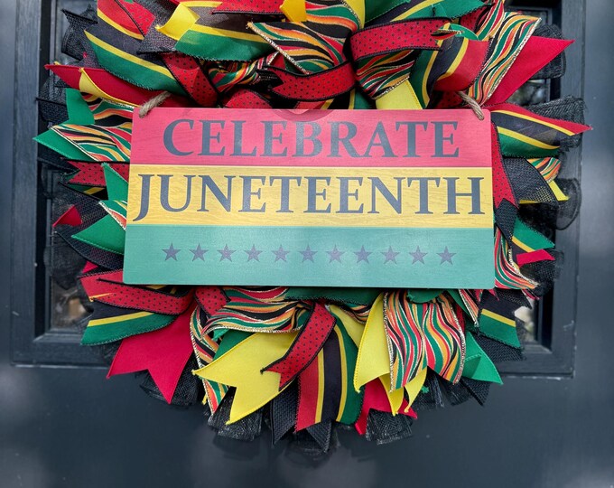 Juneteenth Wreath - Etsy
