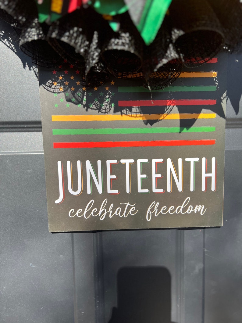 A Juneteenth Lg Sign Wreath - Etsy
