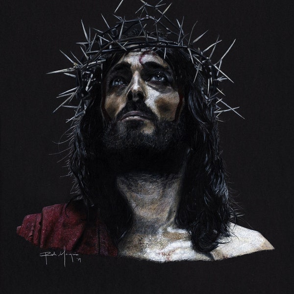 Jesus of Nazareth Canvas - Etsy