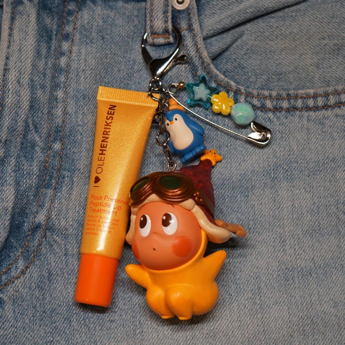 Twinkle Twinkle Keychain With Lip Balm - Bag Charm - Handmade - Popmart ...