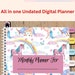Bundle of Printable Digital Monthly , Weekly and Daily Planner - Etsy