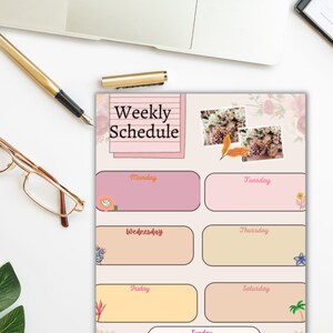 Bundle of Printable Digital Monthly , Weekly and Daily Planner - Etsy