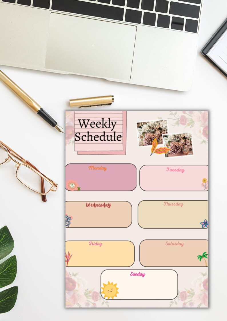Bundle of Printable Digital Monthly , Weekly and Daily Planner - Etsy