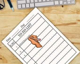 Daily Plan Printable to Do List Schedule Organize Your Day - Etsy