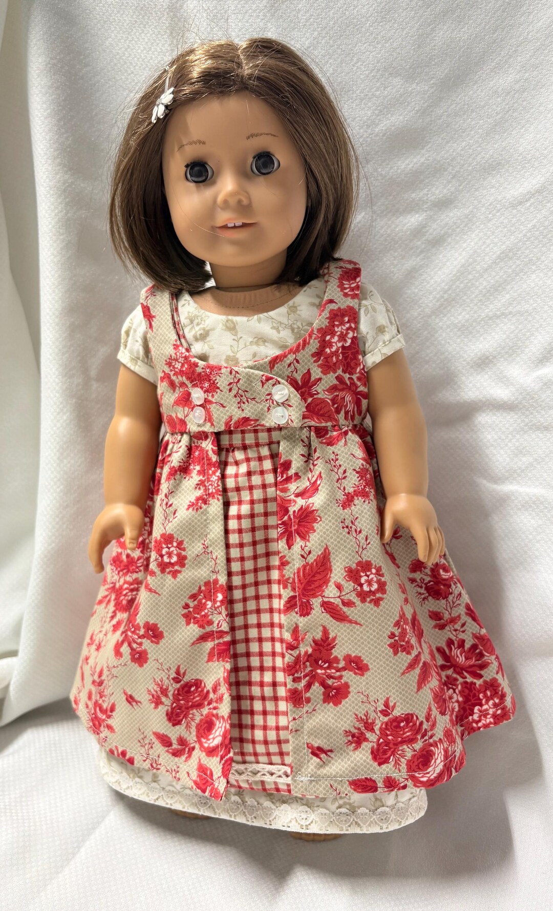 Regency Era Dress With a Pinafore Dress and an Outer Pelisse. Sized for ...