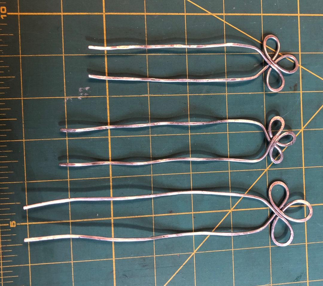Celtic Knot Stainless Steel Wire Hair Fork. Silver - Etsy