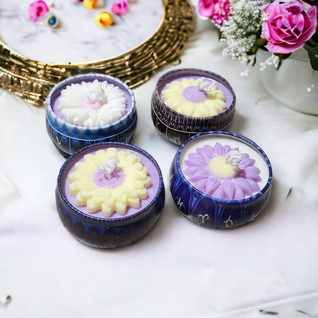 Mini Candles, 2.2oz, Scented, Travel Candle, Colorful Tin, Party Decor ...
