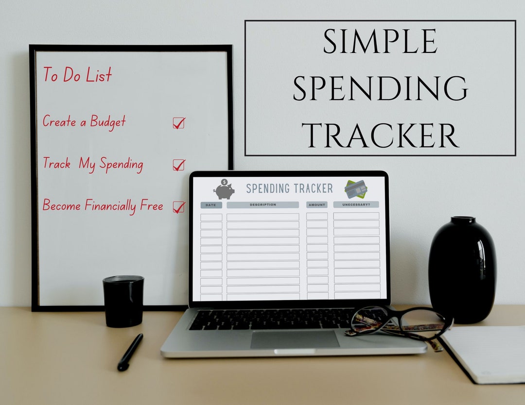 Spending Tracker Sheet, Budgeting Sheet, Track Your Spending Template ...