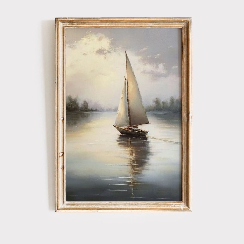 Sail Boat Print - Etsy