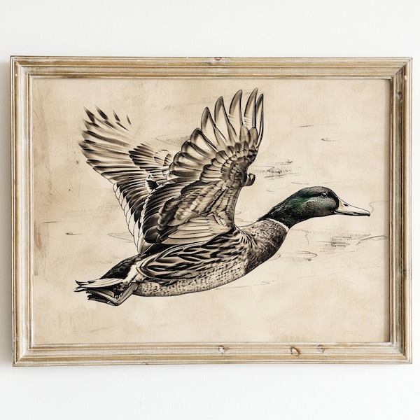 Vintage Deer Sketch Print, Hunting Digital Printable Wall Art Download ...