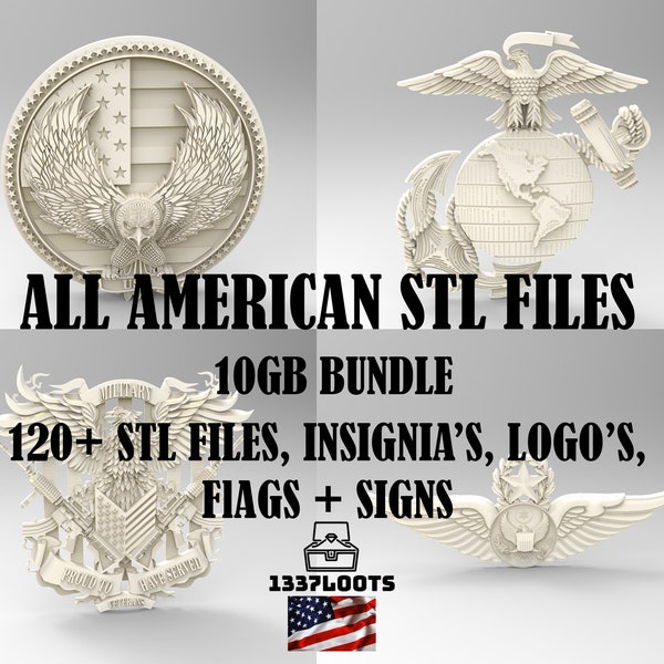 Military Logo Stl File - Etsy