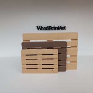 Natural Rusticity: Wooden Pallets Made of Wood Fiber Filament in ...