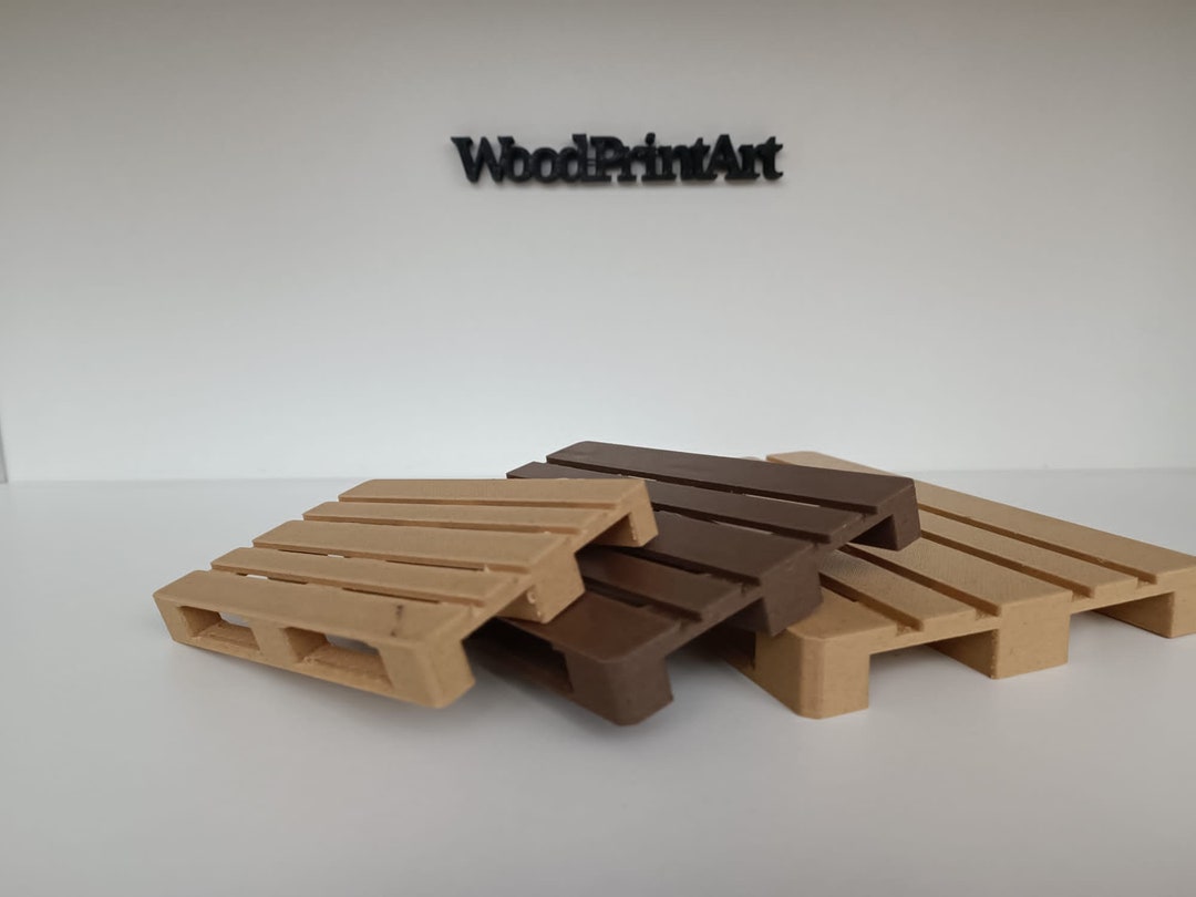 Natural Rusticity: Wooden Pallets Made of Wood Fiber Filament in ...