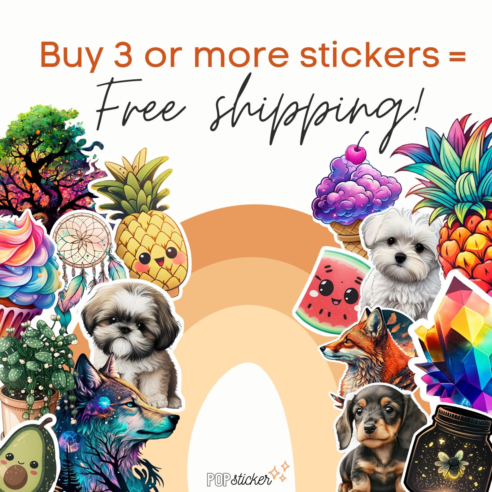 Cute Sprites in a Jar Vinyl Sticker, Cute Blobs Sticker, Cute Sticker ...