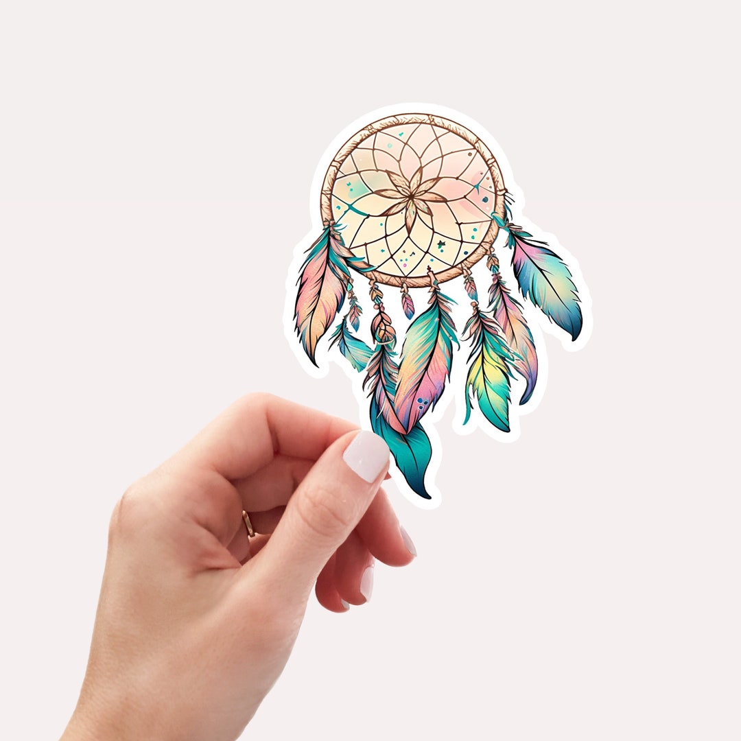 Pastel Dreamcatcher Sticker, Pretty Dreamcatcher Sticker, Pretty ...