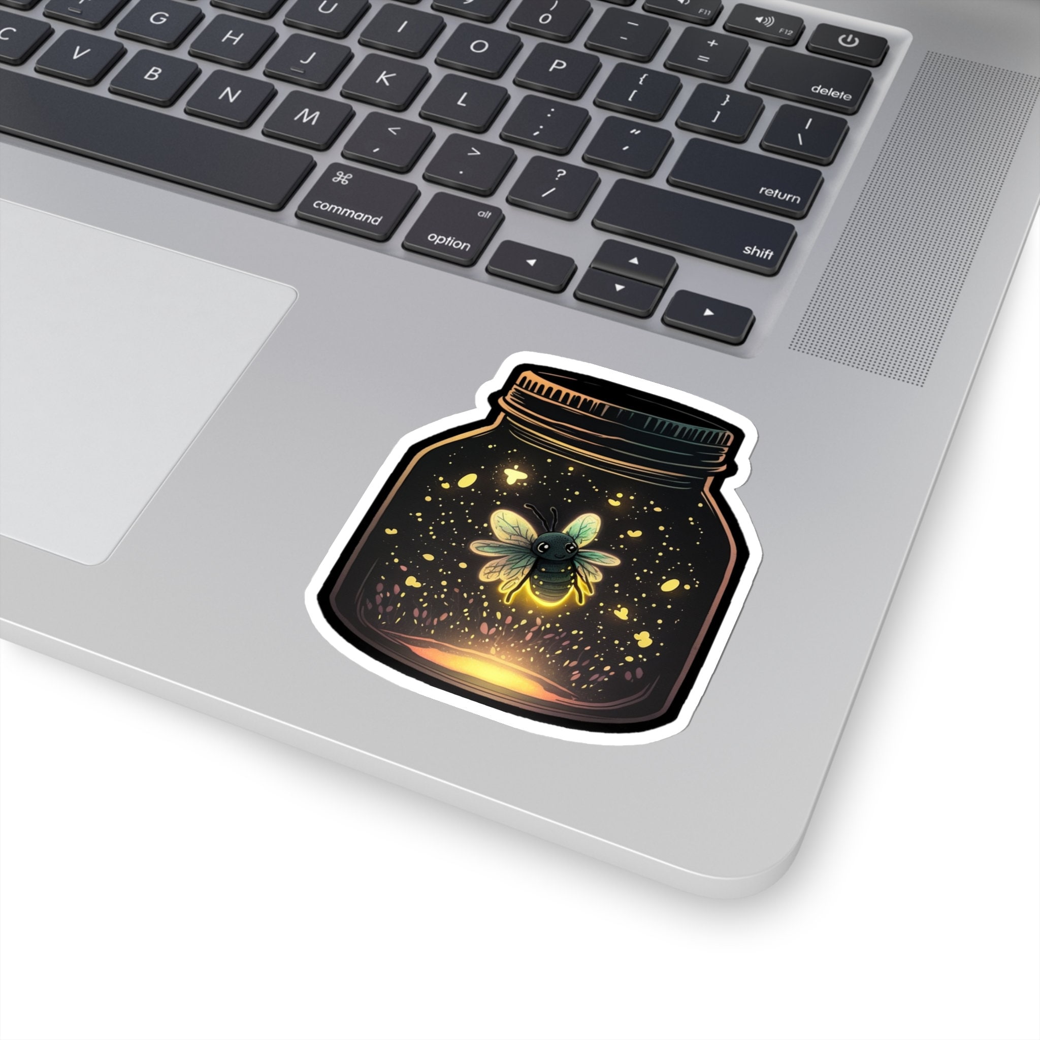 Cute Firefly in a Jar Vinyl Sticker, Firefly Sticker for Laptop, Cool ...