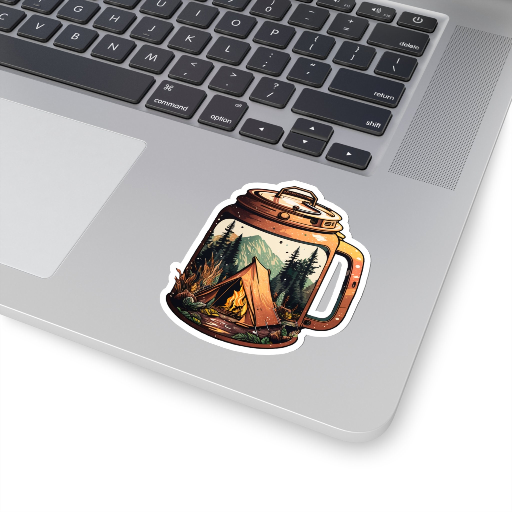 Cozy Camping Canteen Vinyl Sticker Camping Sticker Outdoors - Etsy