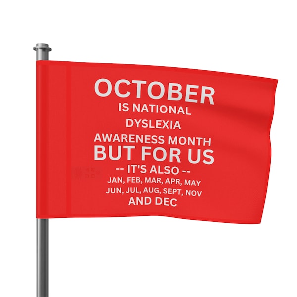 Dyslexia Flag - Etsy
