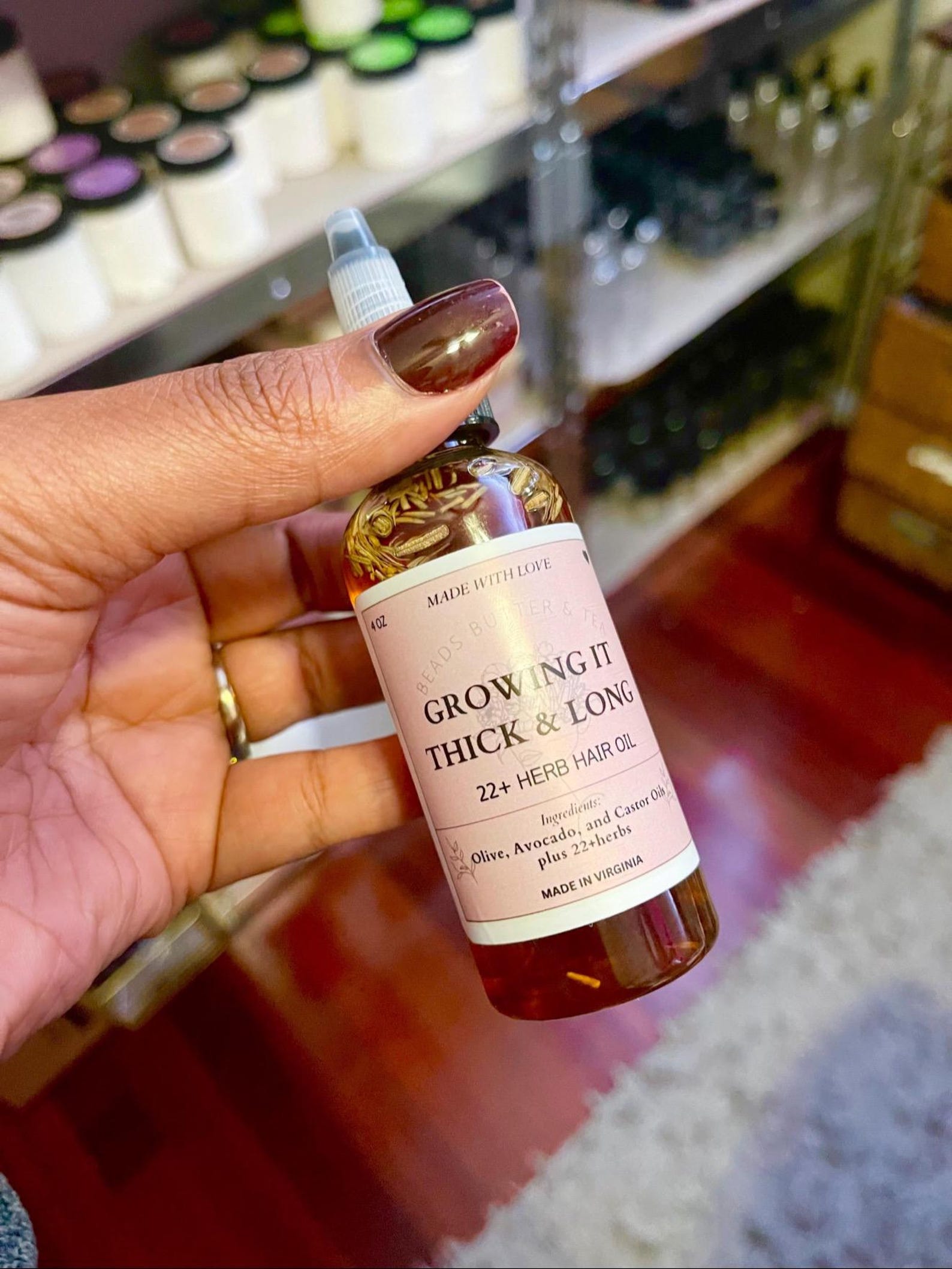 Super Growth “thick & Long” 22+ Herbal Aryuvedic Stimulating Hair Oil ...