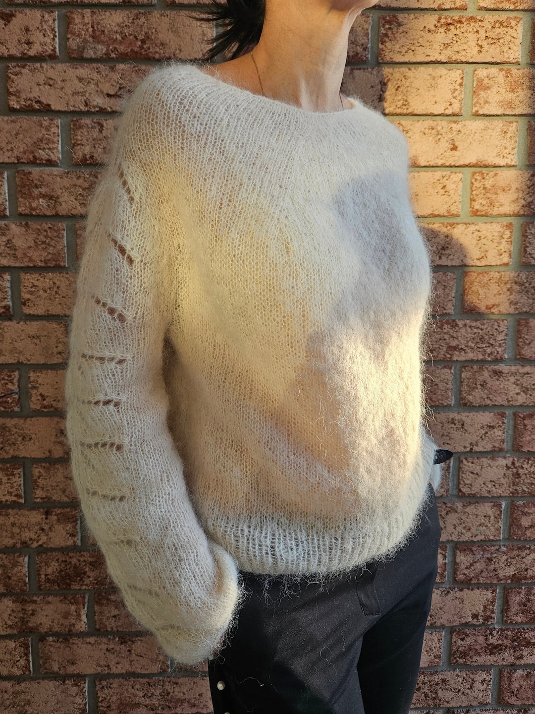 KNITTING PATTERN , Easy to Knit, Top-down Sweater, Jumper Top - Etsy