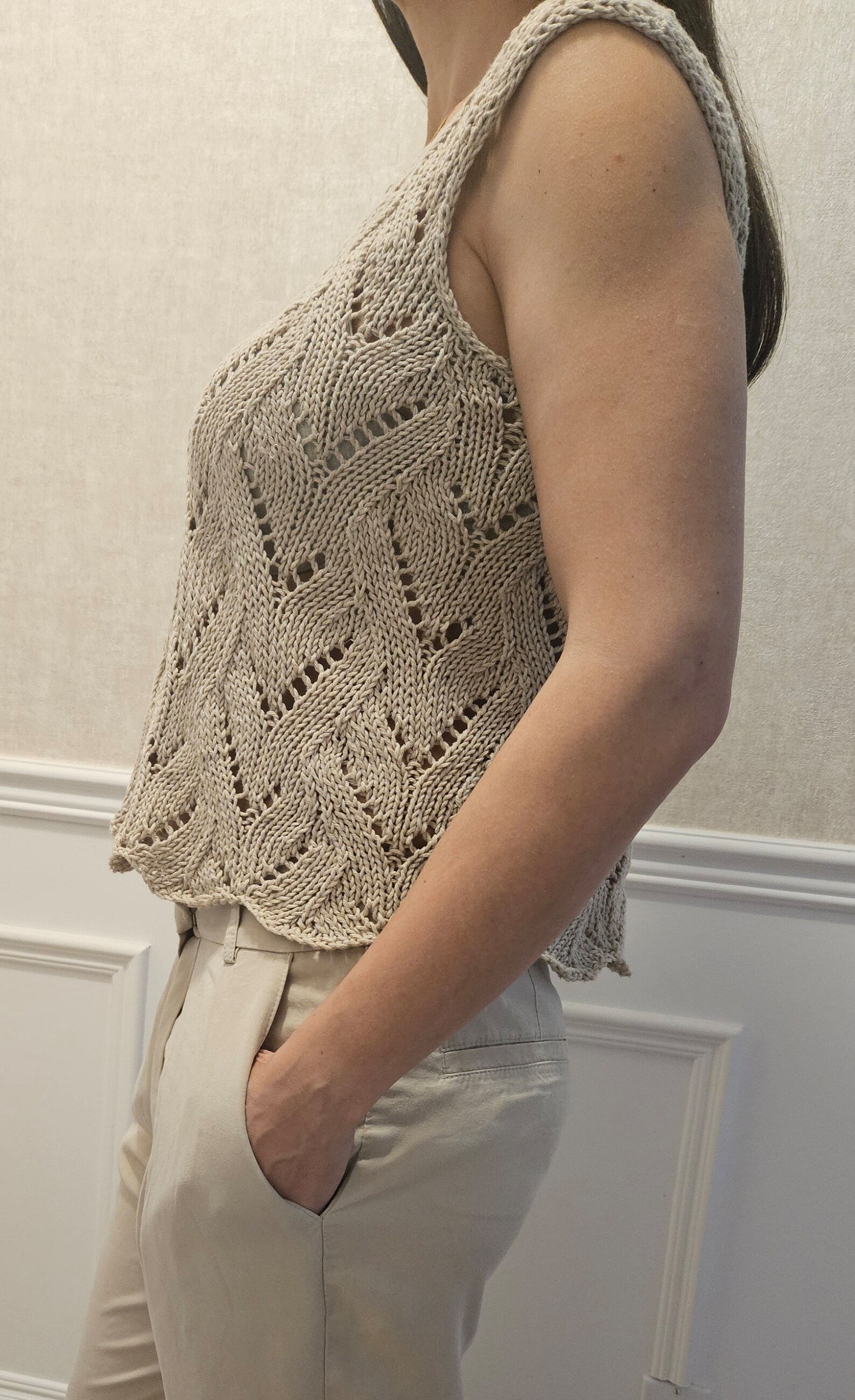 Knitting Pattern Calypso Summer Top, Bottom-up, Easy to Follow ...