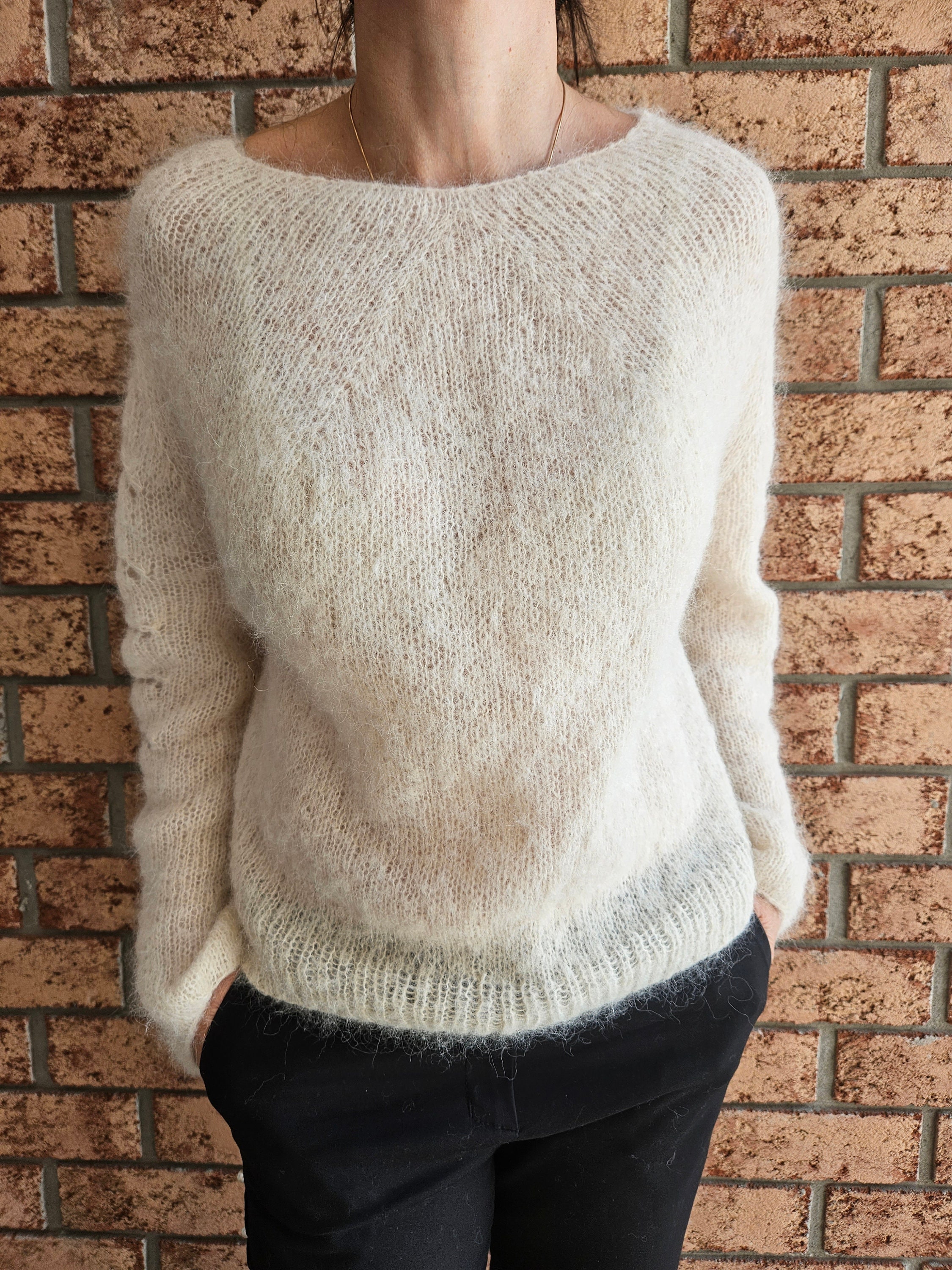 KNITTING PATTERN , Easy to Knit, Top-down Sweater, Jumper Top - Etsy