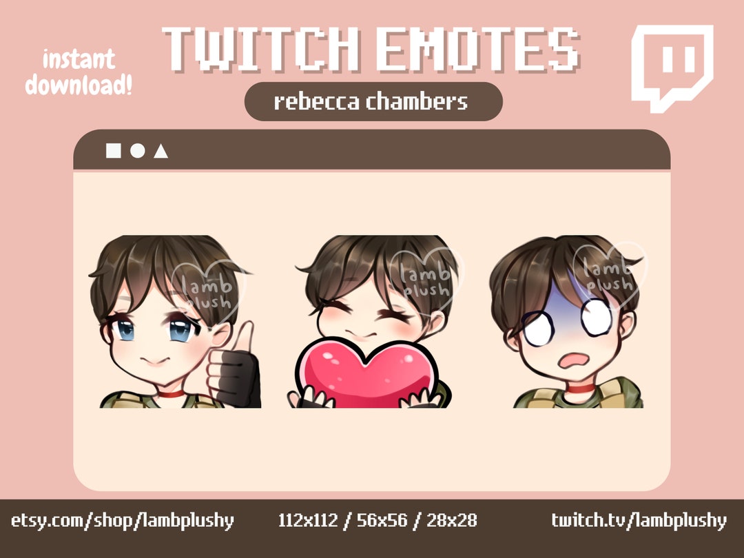 Rebecca Chambers Twitch Emotes Dead by Daylight, Resident Evil Cute ...