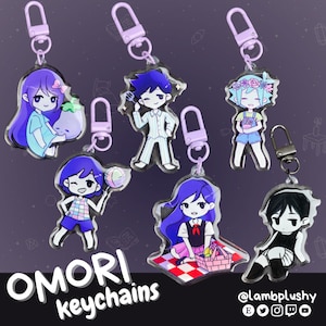 OMORI Headspace Chibi Acrylic Keychains - Etsy