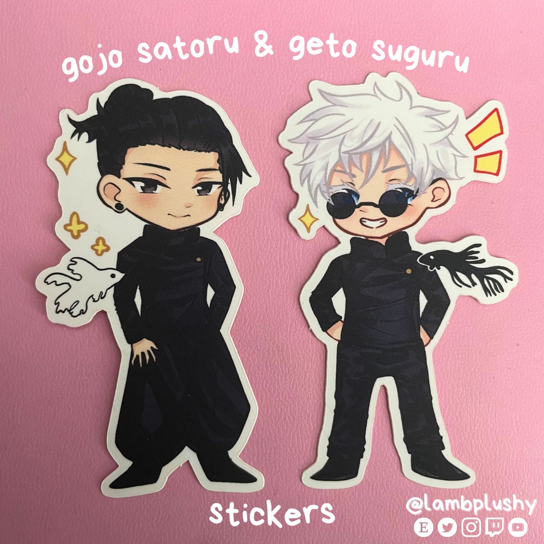 Gojo Satoru Geto Suguru Sticker / JJK Sticker / Anime Sticker - Etsy