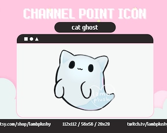 Ghost Ghostie Spooky Horror Scary Casper Cute Kawaii Animal Pet Fluffy ...