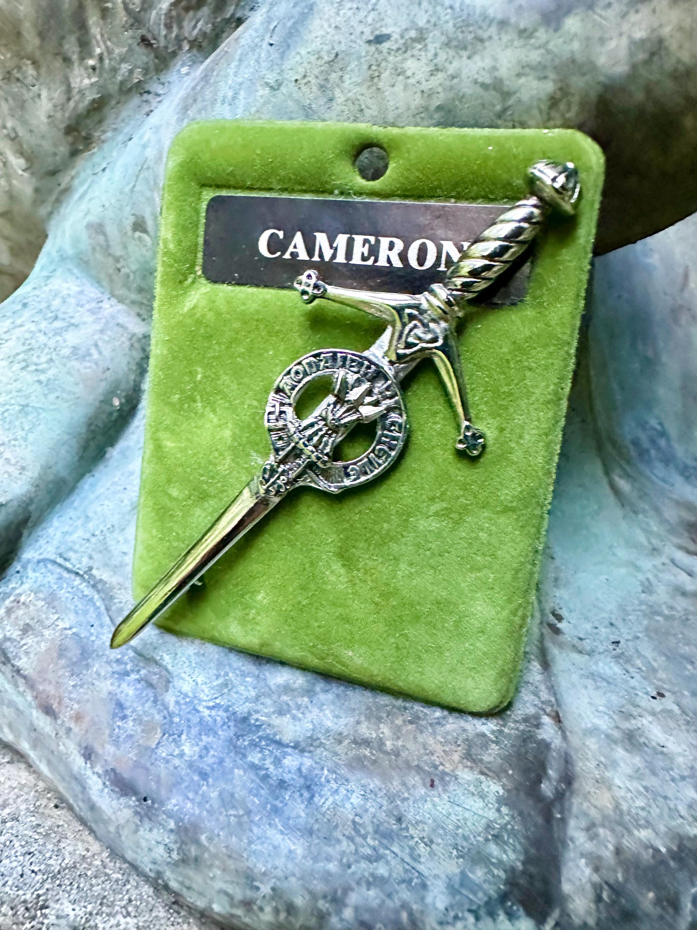 Cameron Scottish Clan Crest Badge or Kilt Pin - Etsy