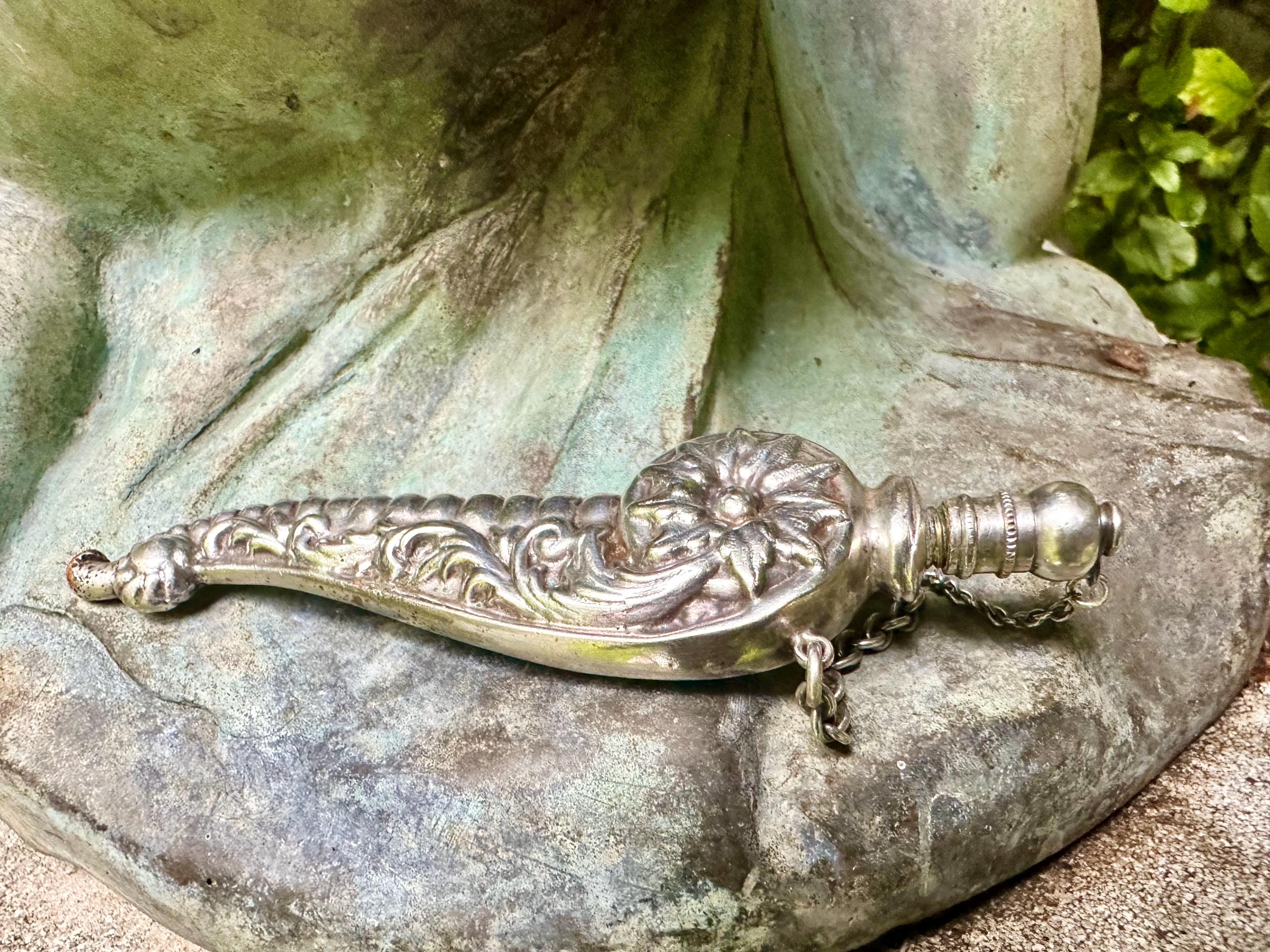 19th Century Unmarked Silver Smelling Salts Chatelaine Bottle 31.3g - Etsy