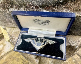 Vintage Catherine Popesco France Black Red Enamel Swarovski Crystal ...