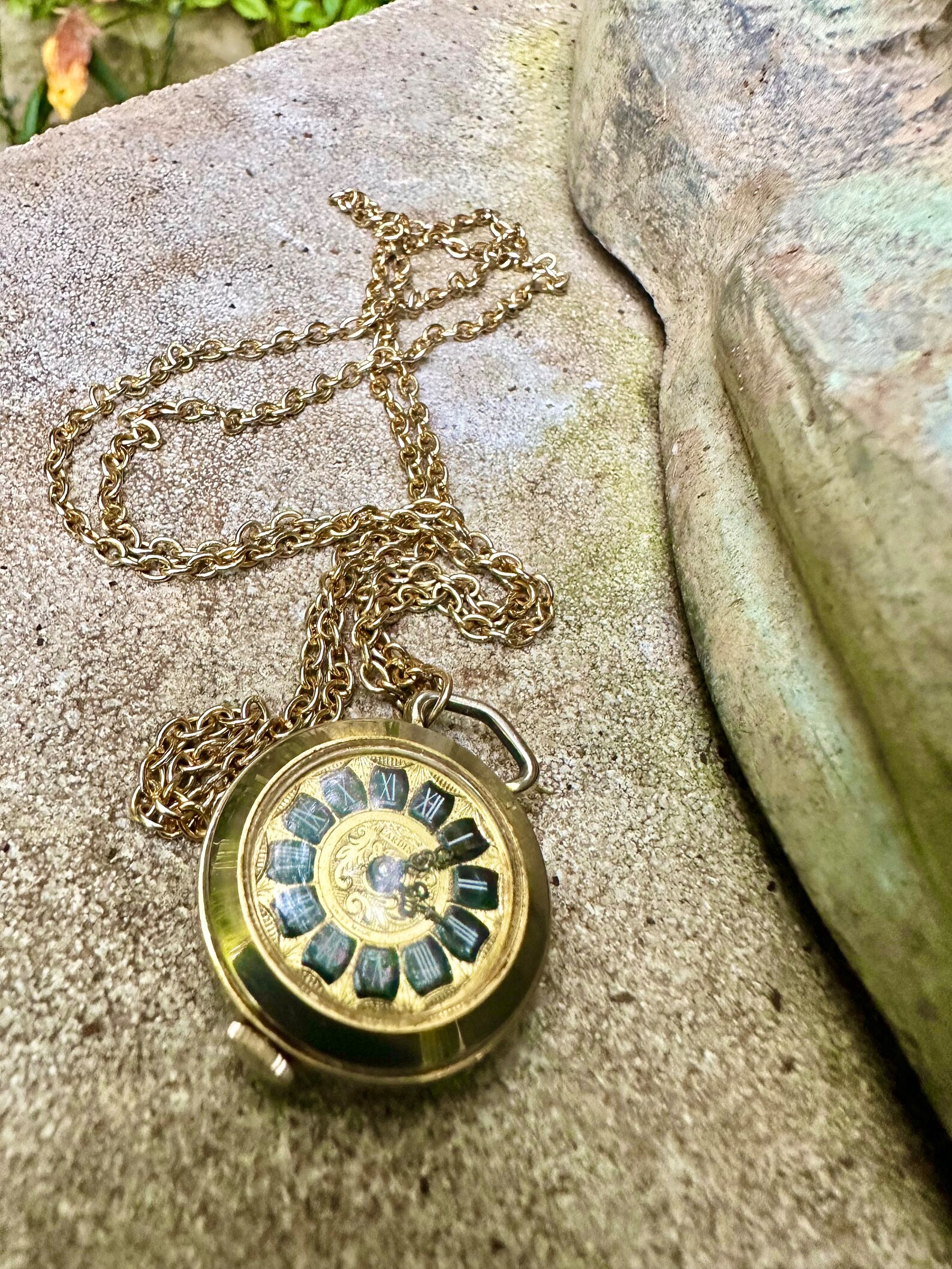 Vintage Gold Plated Swiss Cardinal Windup Pocket Watch - Etsy