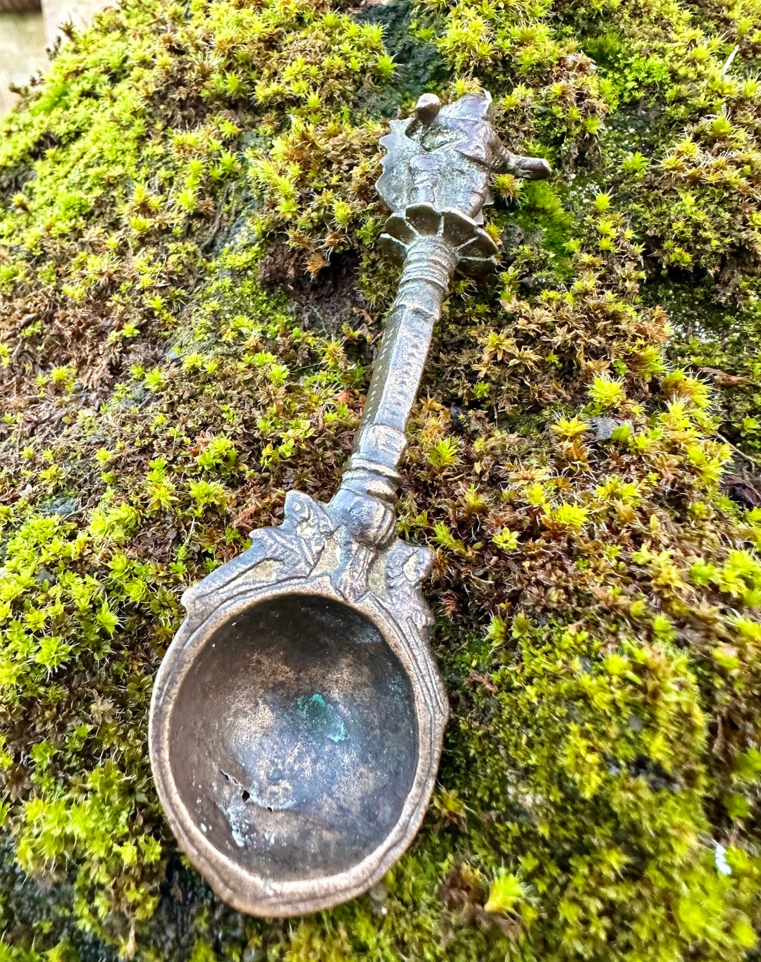 Antique Pooja Spoon - Etsy