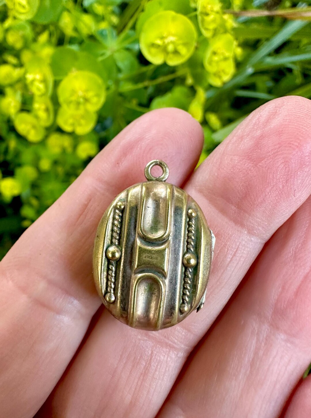 Antique Victorian Pinchbeck Photo Locket Pendant - Etsy