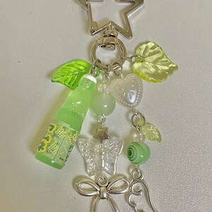Aesthetic Y2k Beaded Green Japanese Melon Ramune Soda Star Keychain - Etsy