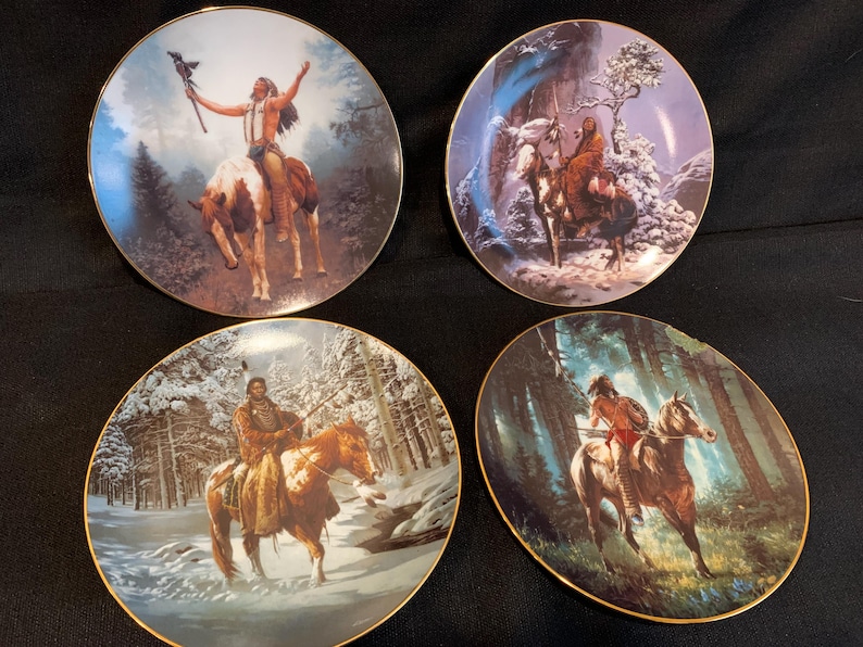 Mystic Warrior Plate Set by Chuck Ren - Etsy