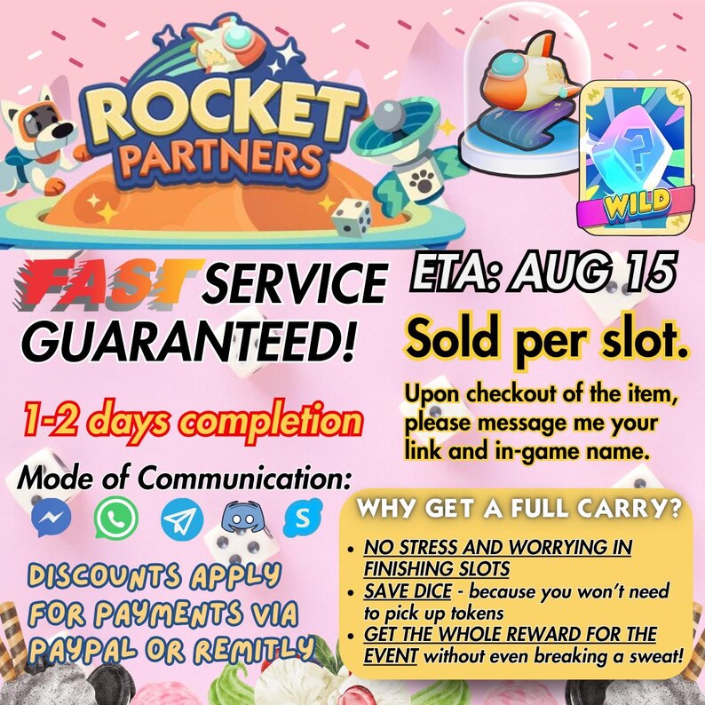 PARTNERS EVENT 100% Full Carry - Etsy