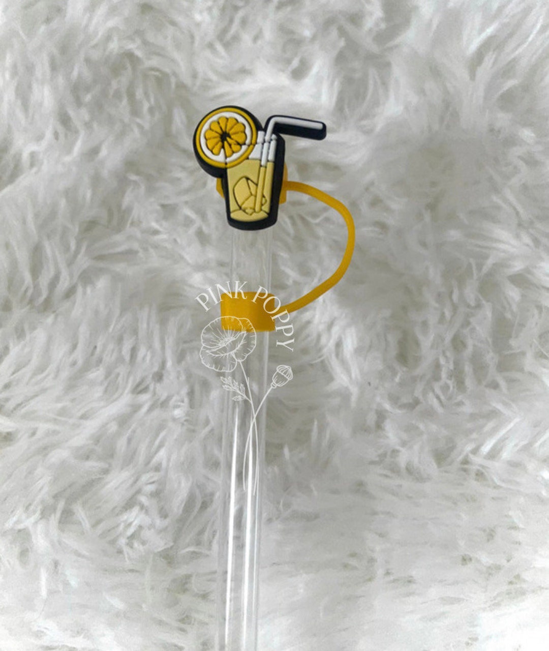 Lemonade Summer 10mm Straw Topper, Stanley Cup Accessories, Stanley ...