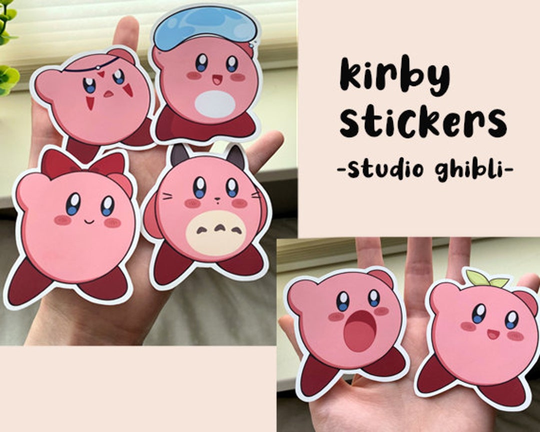 Kirby Stickers studio Ghibli Edition Totoro, Mononoke, Kiki's Delivery ...