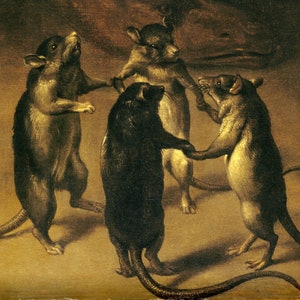 The Dance of the Rats, Unframed Art Print, Renaissance Art, Weird ...